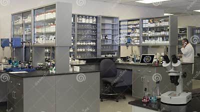 Laboratory stock image. Image of research, chemistry, microbiology ...