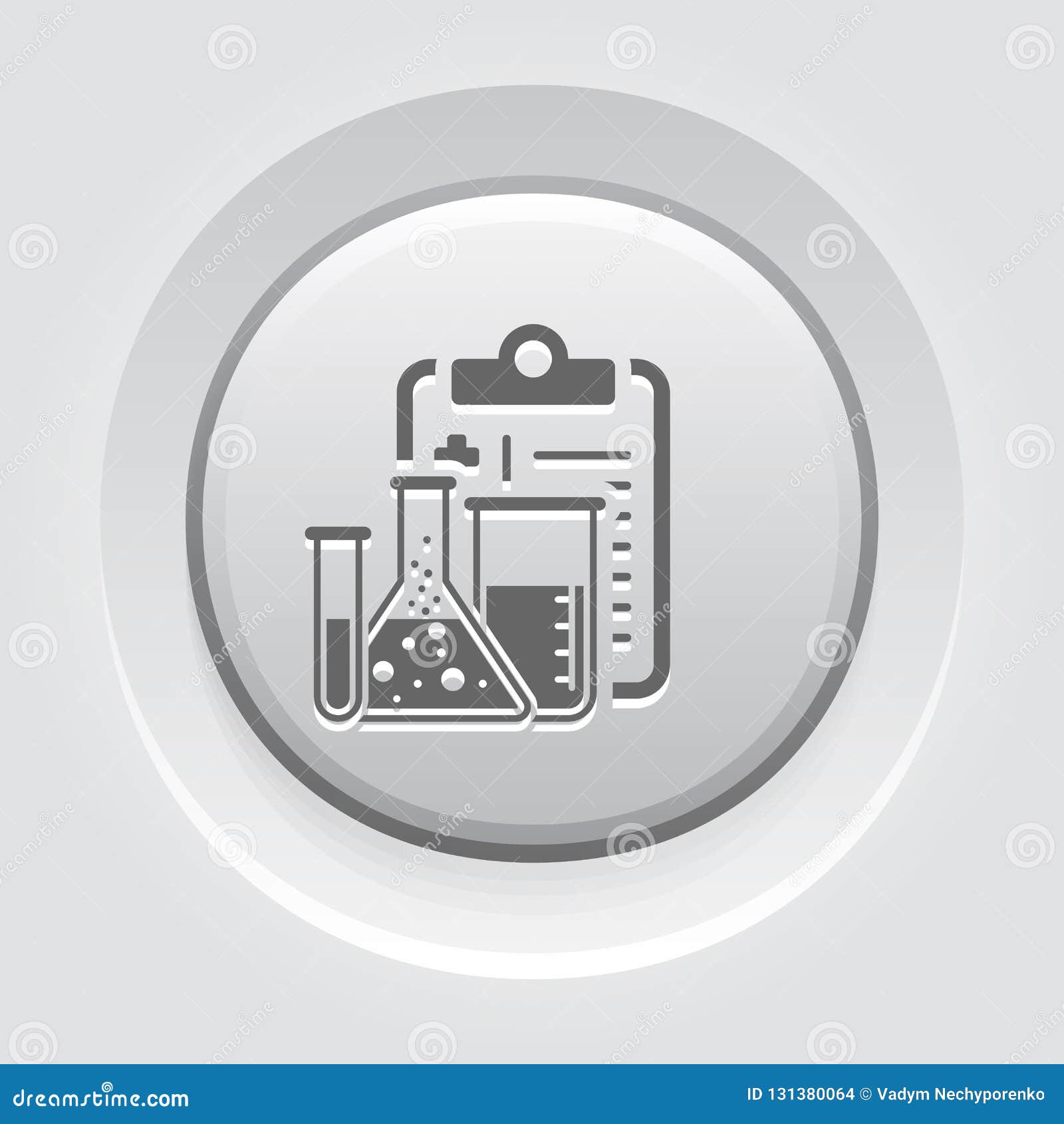 Laboratory Analysis Flat Icon Stock Vector - Illustration of element ...