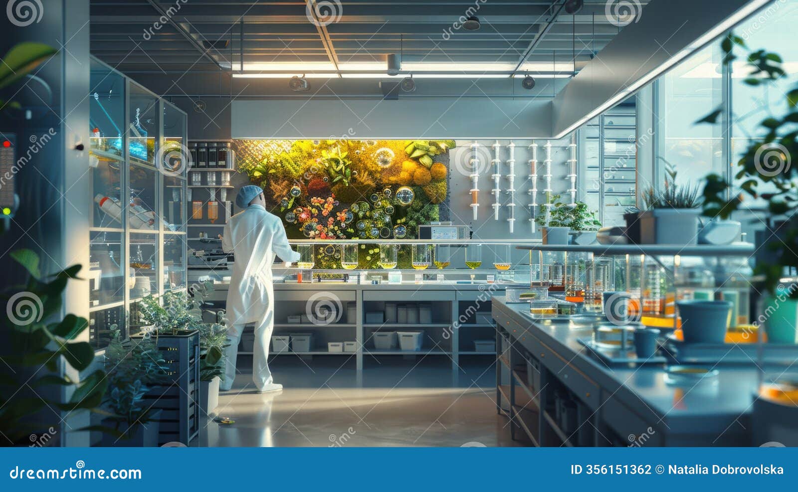 Laboratory Analysis of Soil Samples for Scientific Research. Stock ...