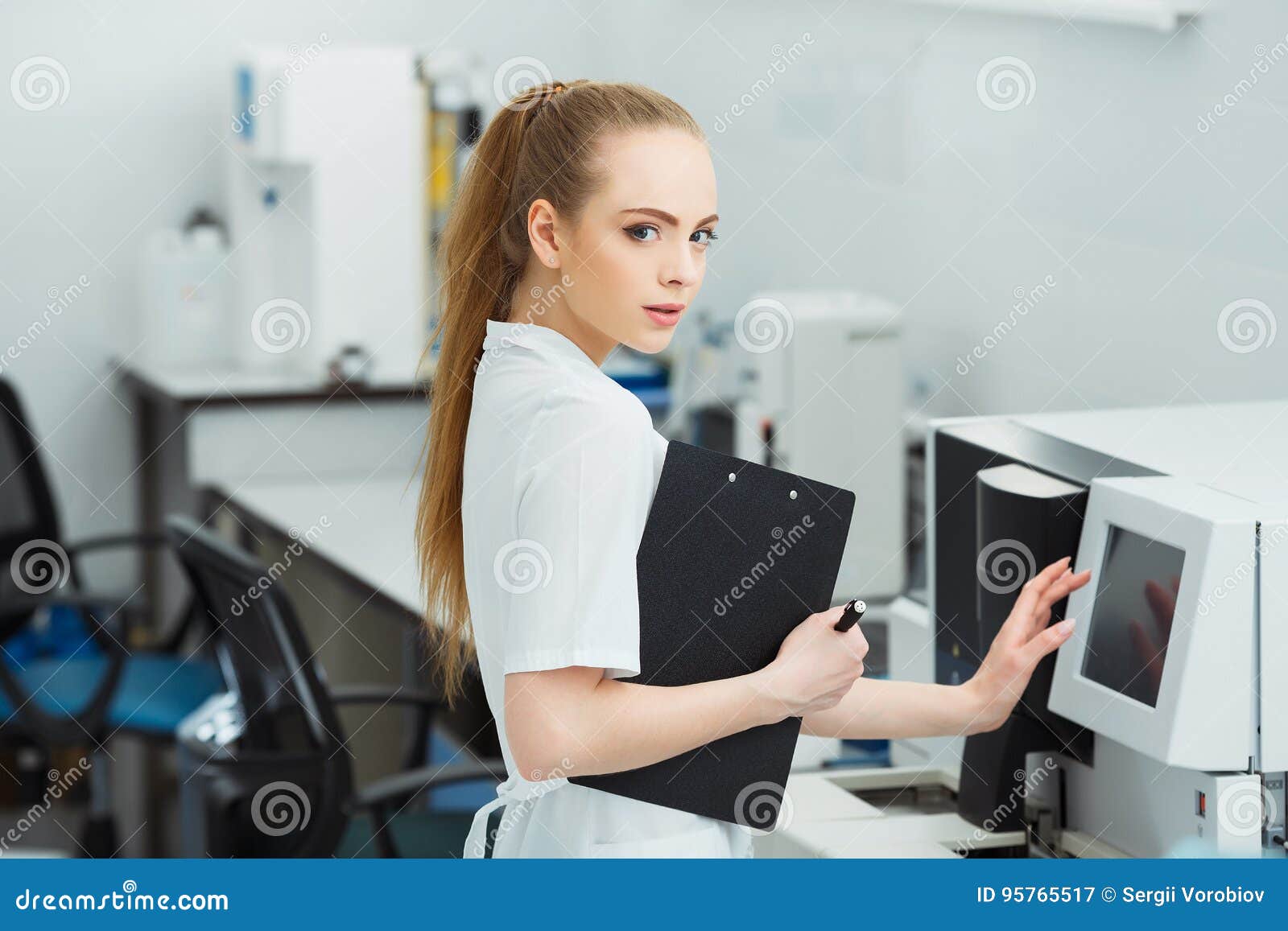 Coagulation Test Jar Test Wastewater From Industry Plant Royalty-Free ...