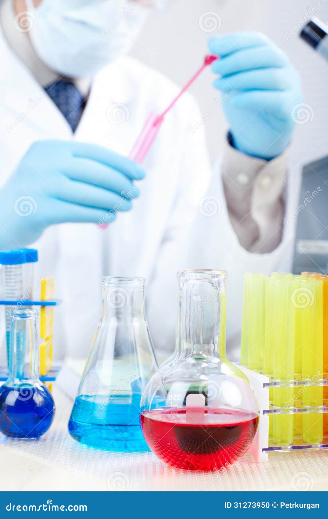 Laboratory assistant stock photo. Image of equipment - 31273950