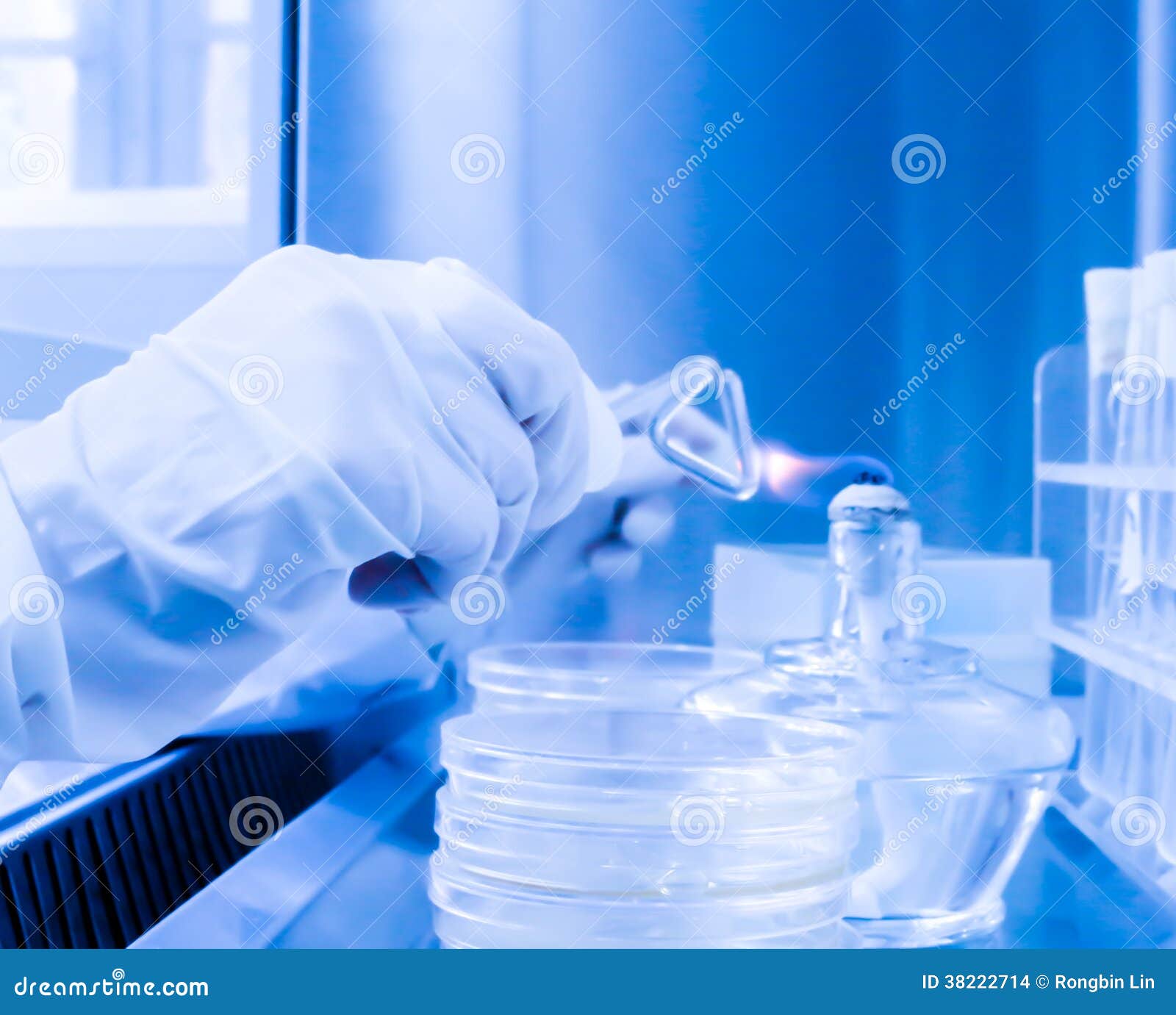 Laboratory Assistant in a Sterile Environment for Micro-sampling Stock ...