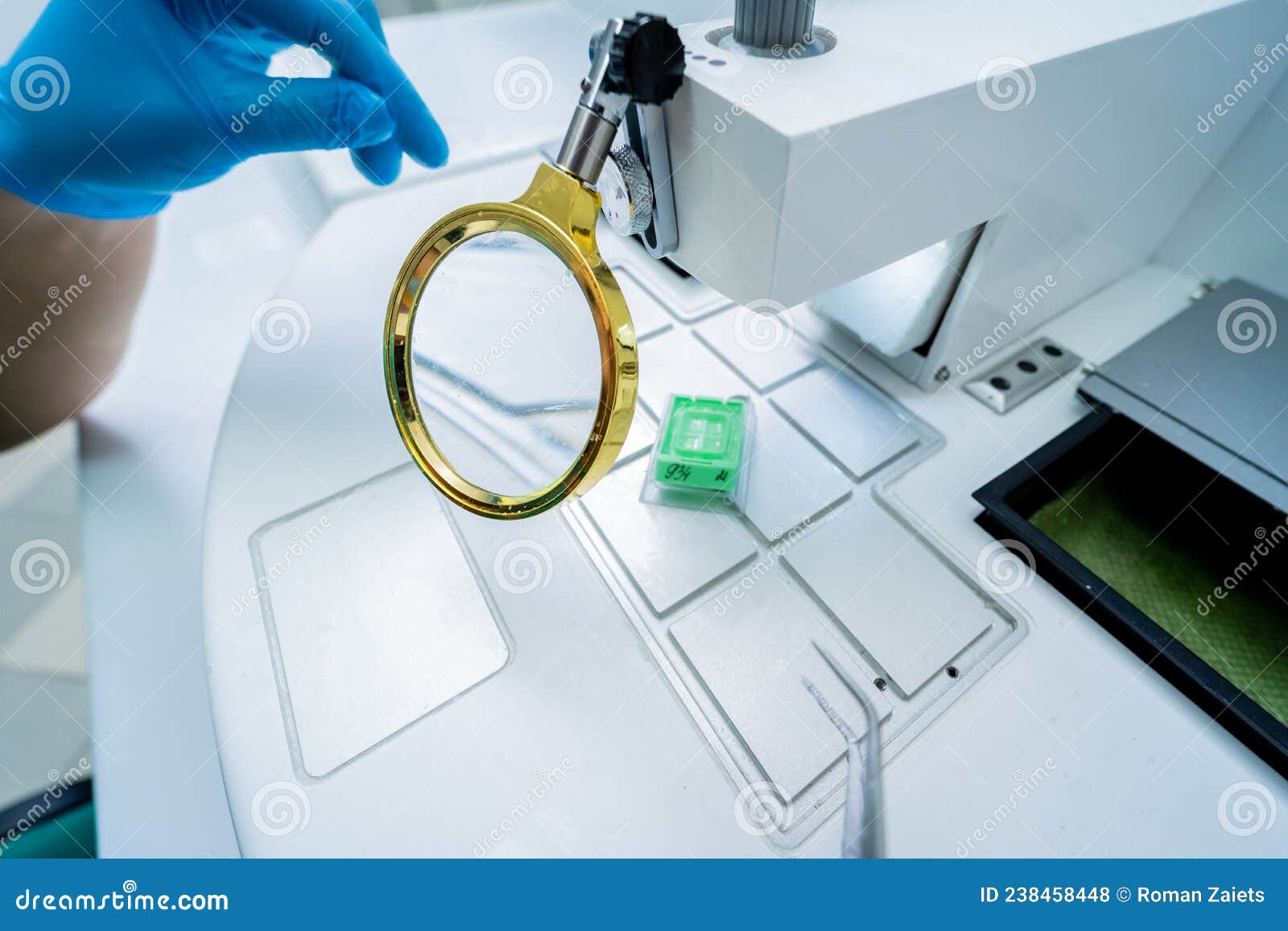 Laboratory Assistant Works at Paraffin Wax Dispenser Tissue Embedding ...