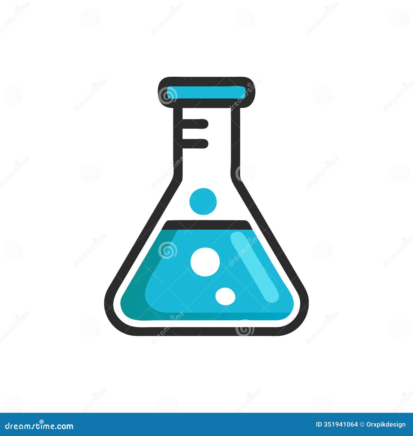 Laboratory Beaker With Bubbling Green Solution Stock Image ...