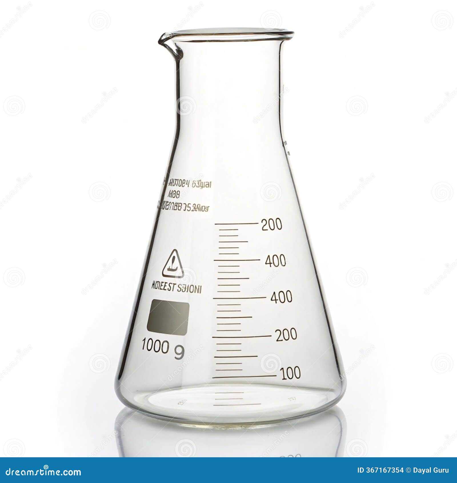 Beaker Isolated On White Background Royalty-Free Stock Photo ...