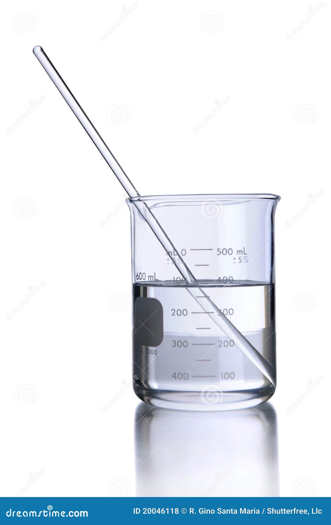 Laboratory Beaker In Test, Chemical Reaction. Lab Worker Checks ...