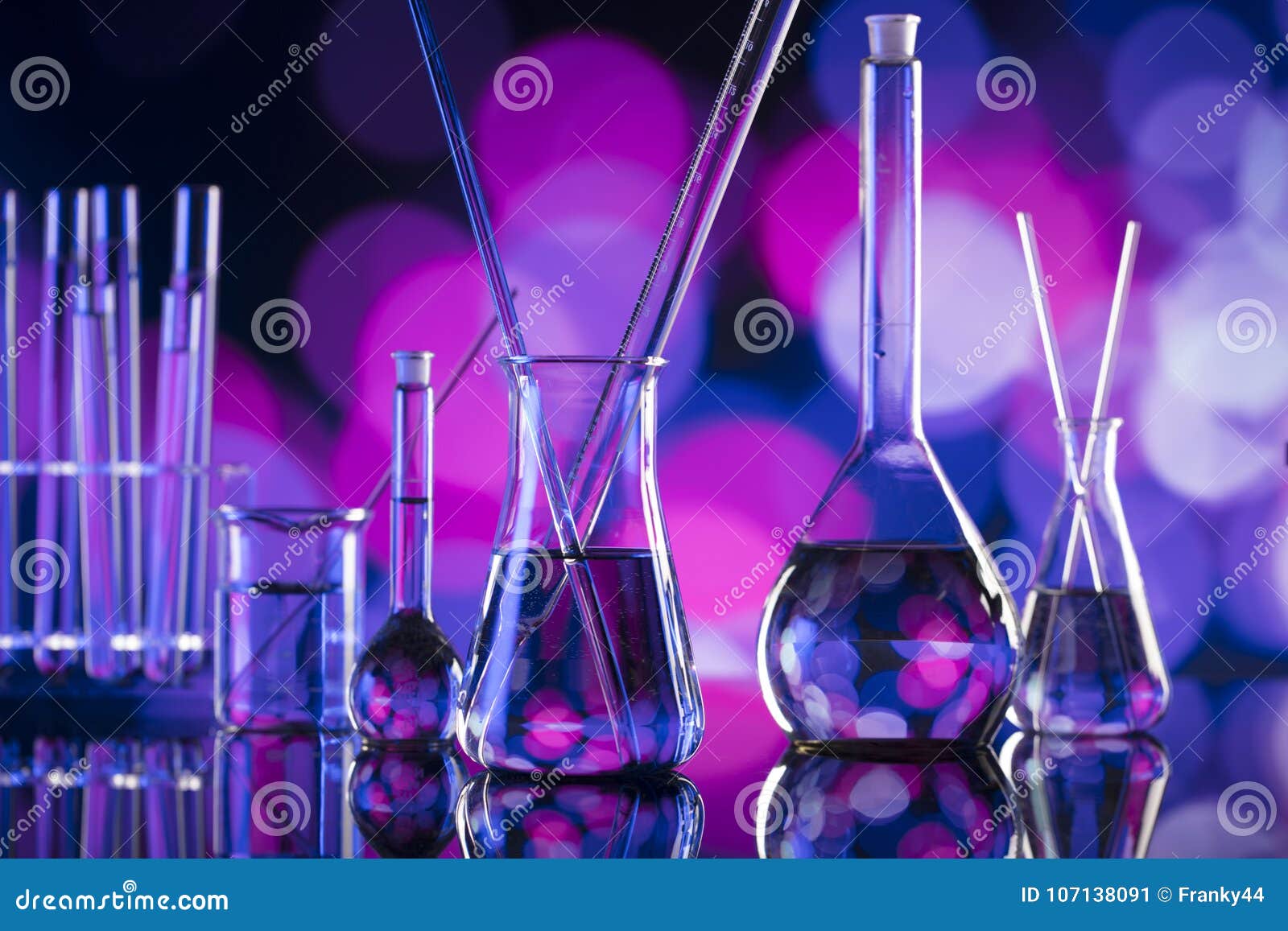 Science Experiment Concept Background - Laboratory. Stock Image - Image ...