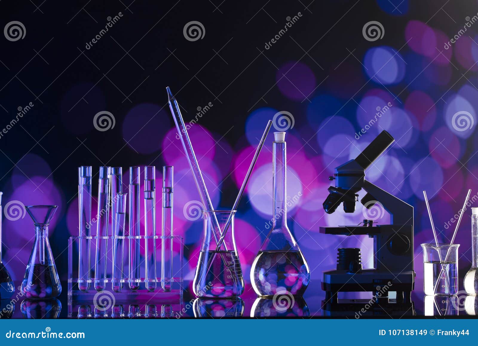 Science Experiment Concept Background - Laboratory. Stock Image - Image ...