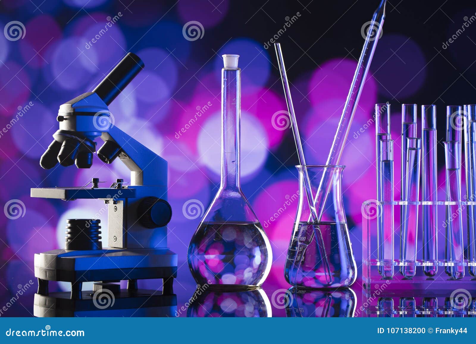 Science Experiment Concept Background - Laboratory. Stock Photo - Image ...