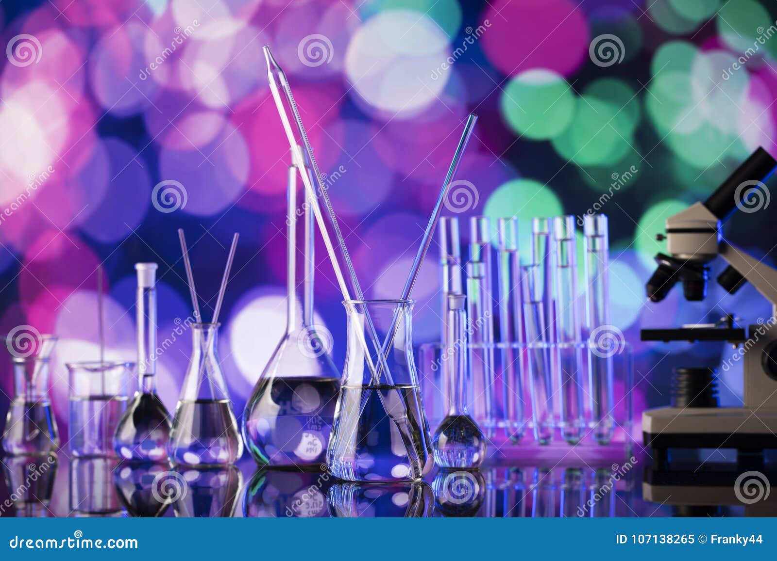 Science Experiment Concept Background - Laboratory. Stock Image - Image ...