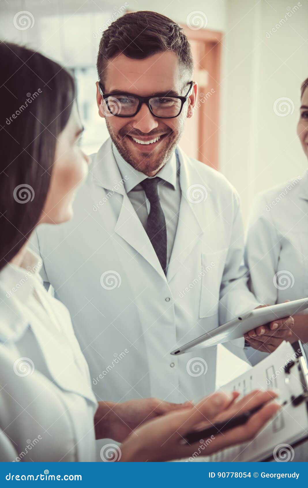 At the laboratory stock photo. Image of medicine, microbiology - 90778054