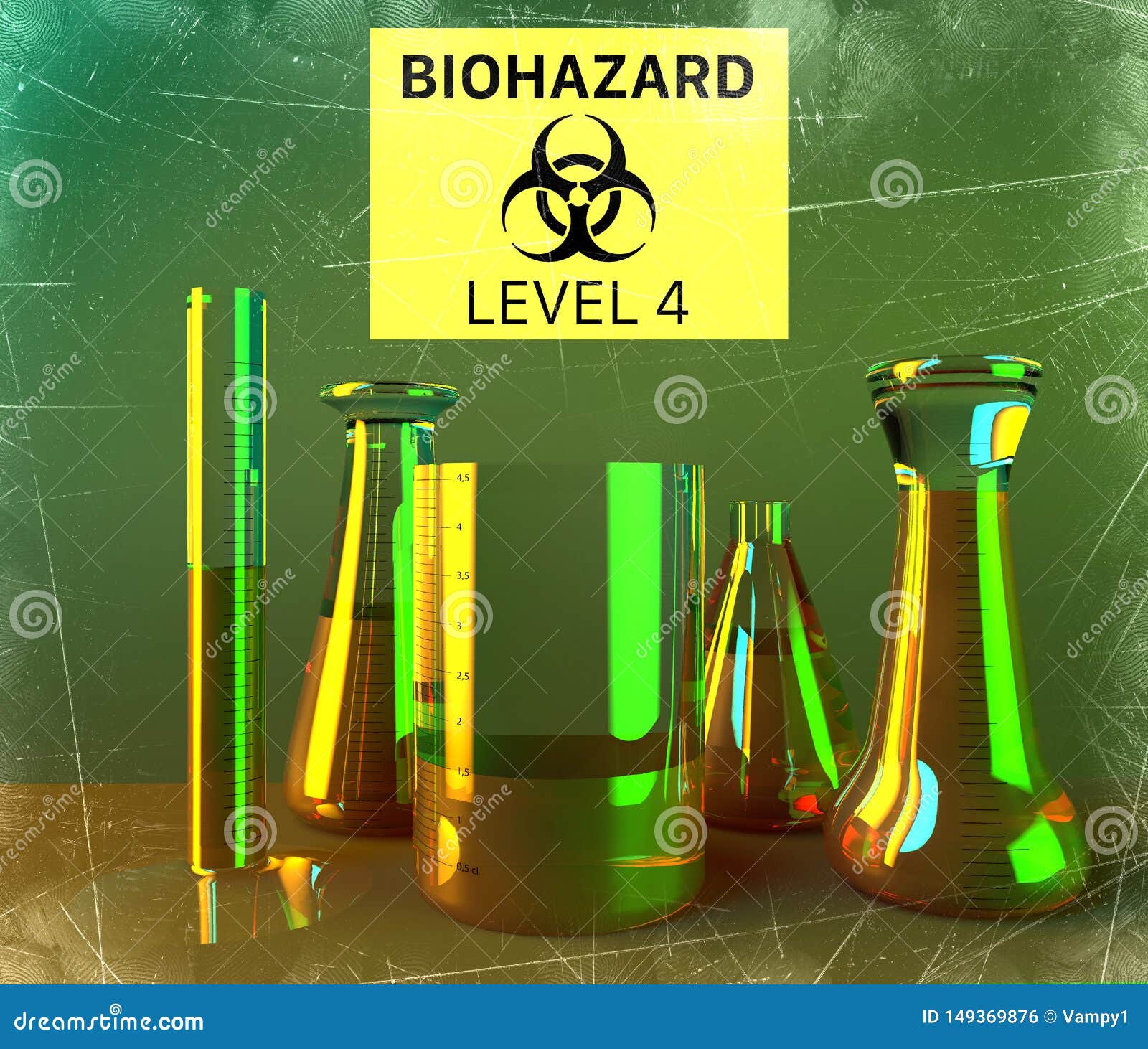 Laboratory And Biohazards Study, Analysis And Testing With Containers ...