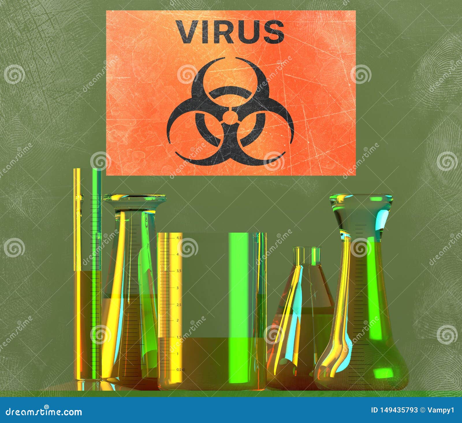Laboratory And Biohazards Study, Analysis And Testing With Containers ...