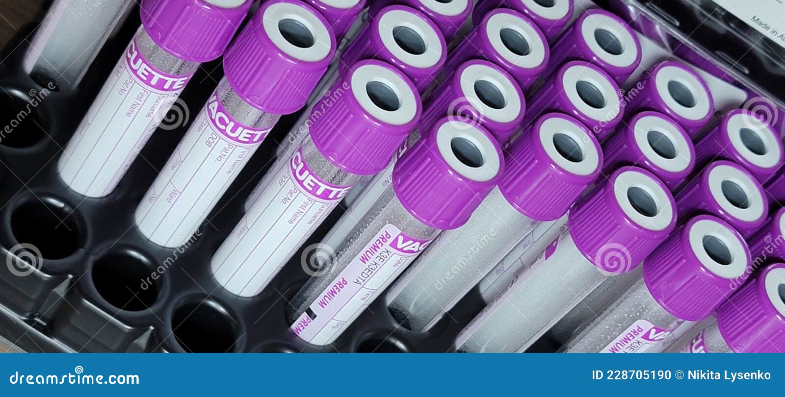 Laboratory Blood Collection Medical Container Stock Photo - Image of ...