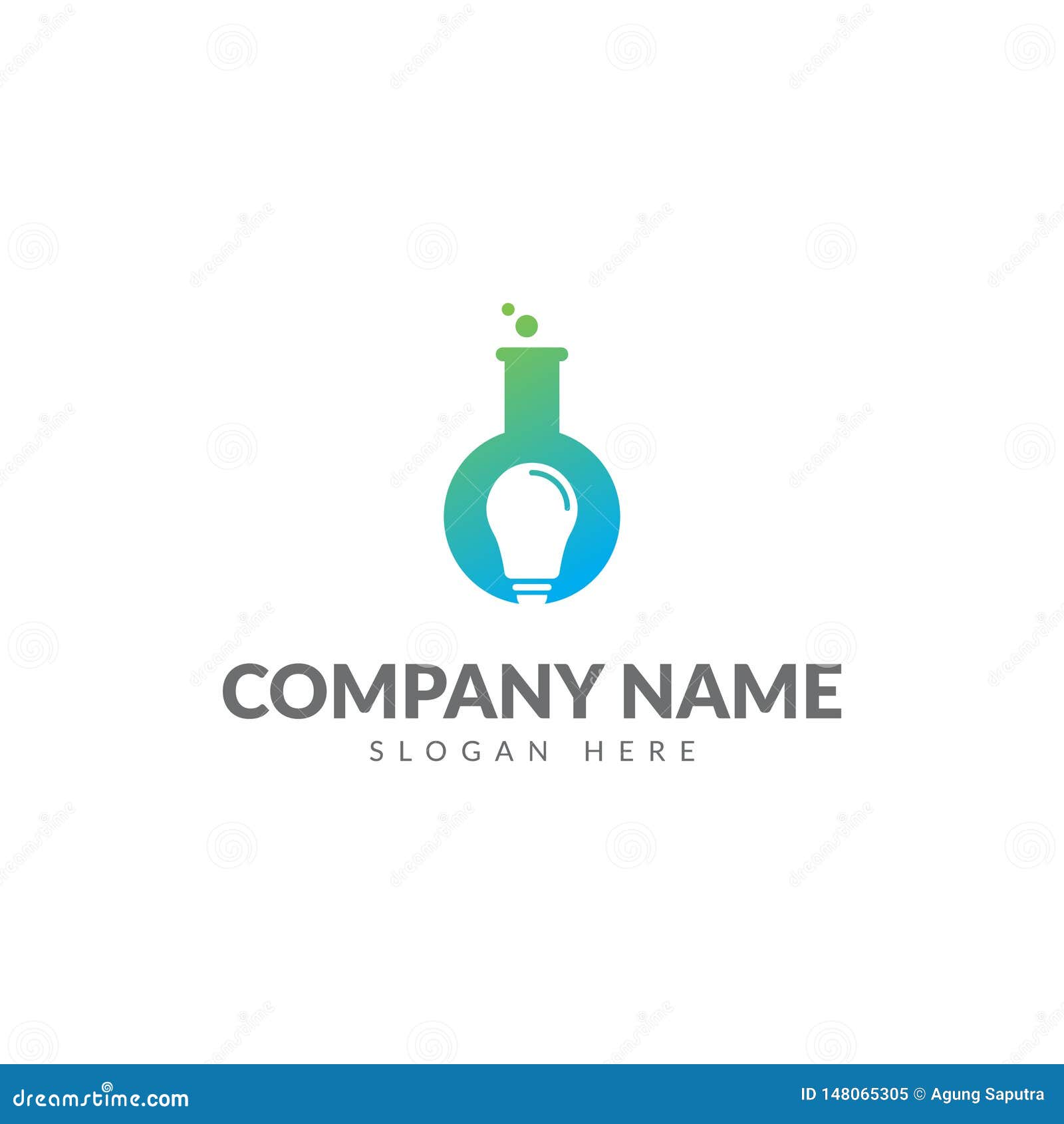 Laboratory Bottle Logo Template Stock Vector - Illustration of ...