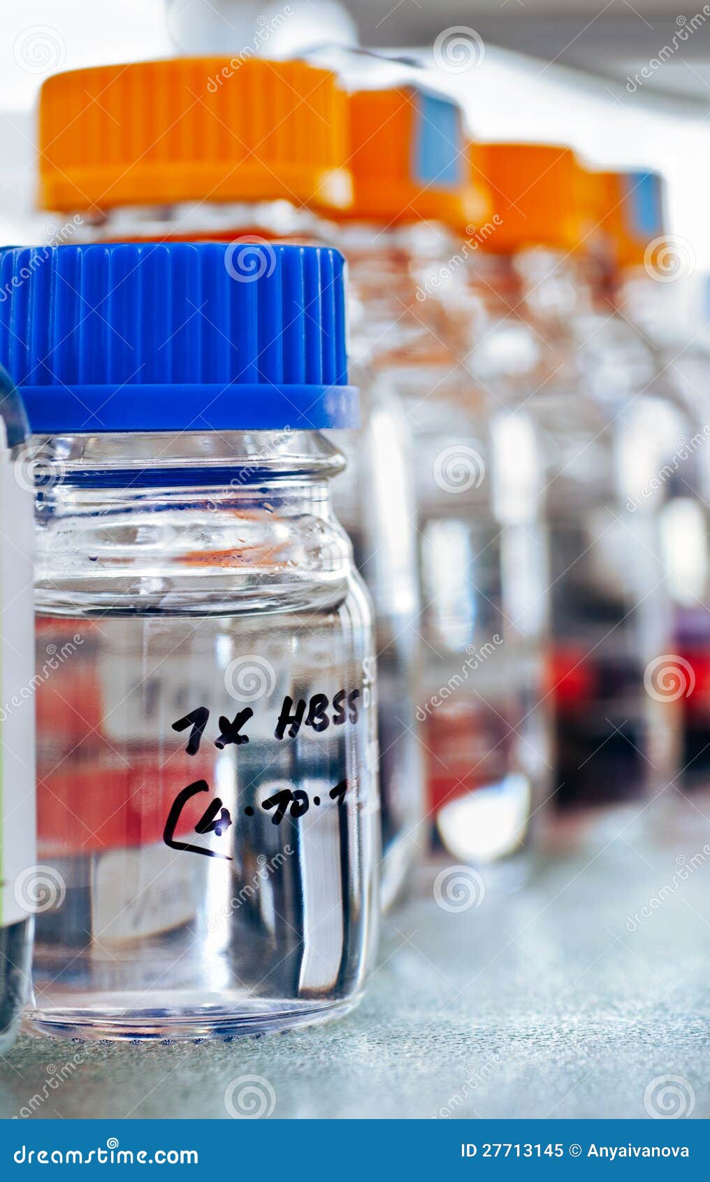 Laboratory bottles stock image. Image of biotech, scientific - 27713145