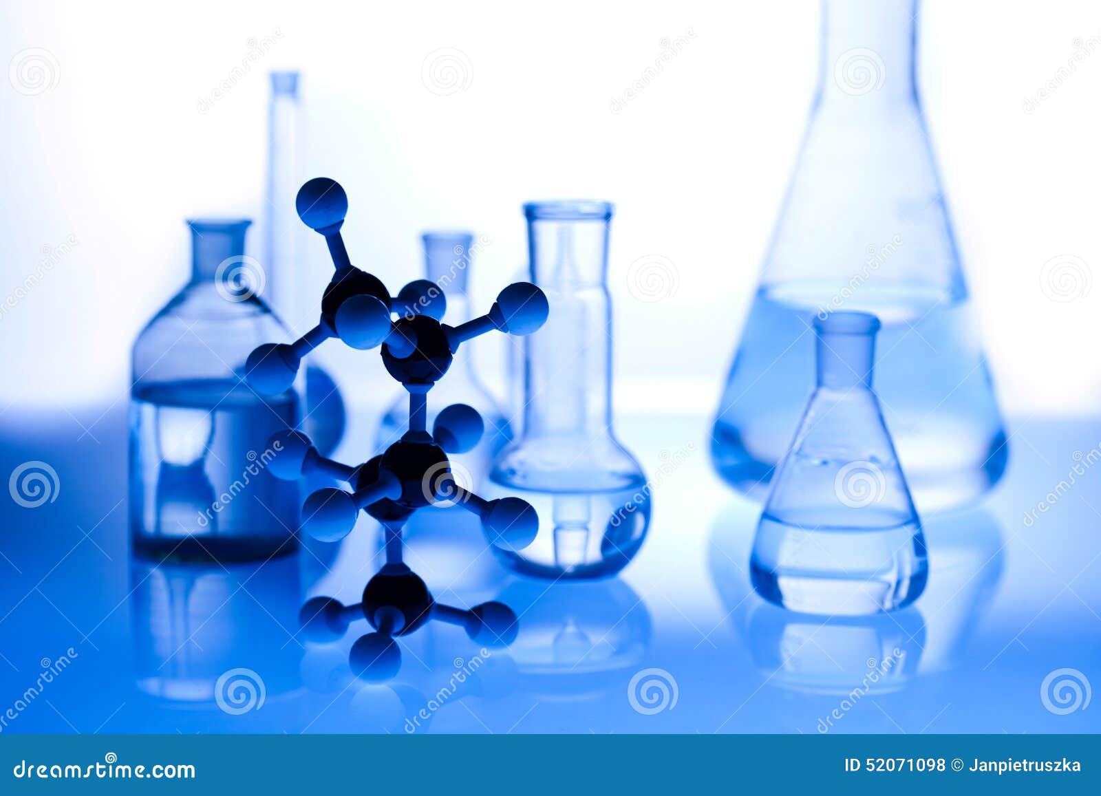 Laboratory, Bright Modern Chemical Concept Stock Photo - Image of ...