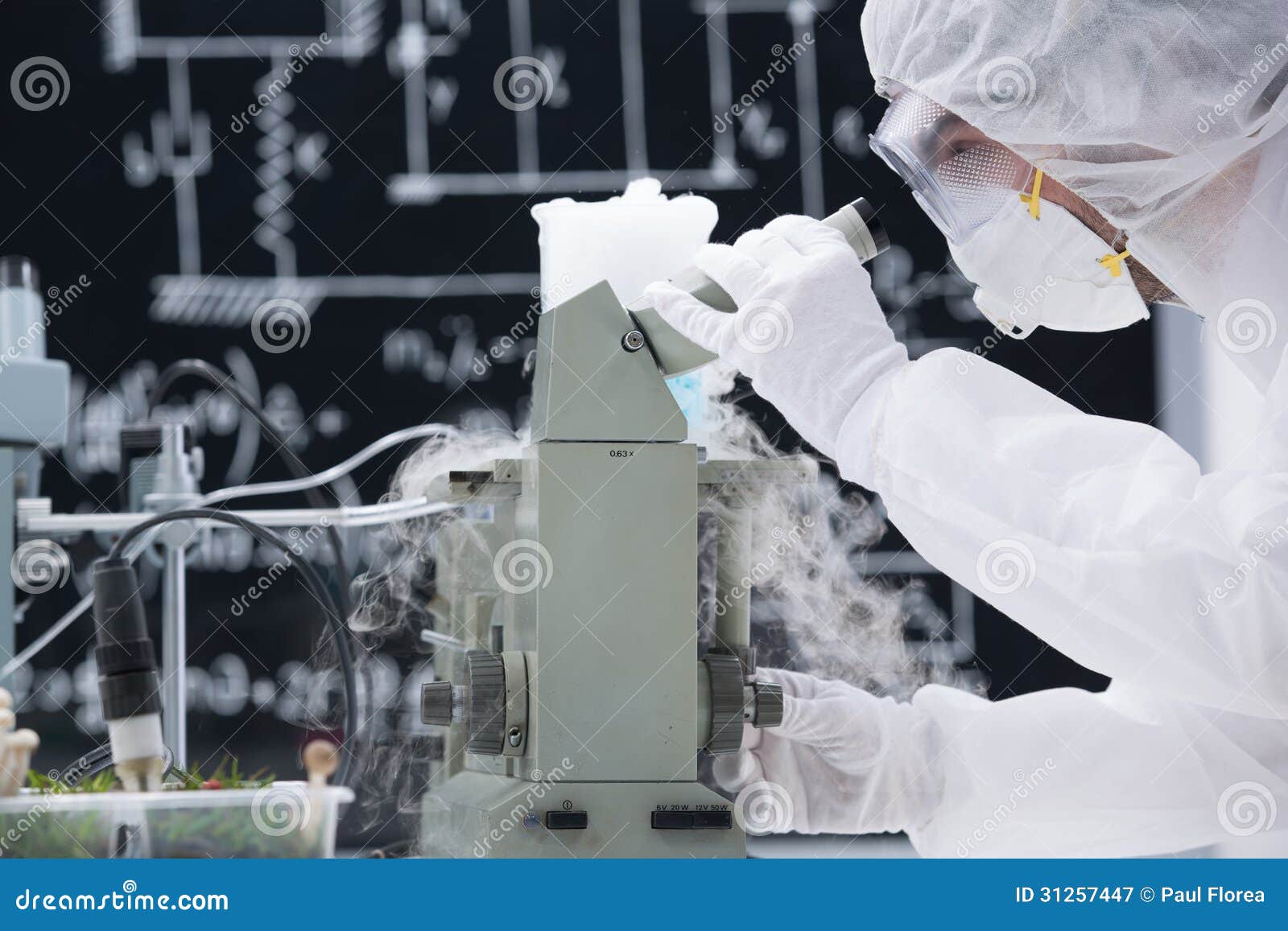 Laboratory Chemical Analysis Stock Image - Image of development, magic ...