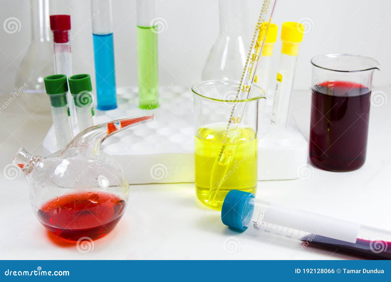 Laboratory Chemical Liquid Elements and Research Diagnoses, Instruments ...
