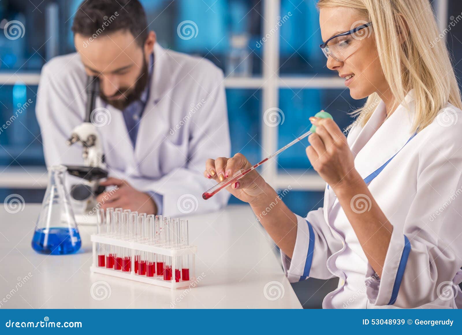 Laboratory stock image. Image of chemistry, biology, education - 53048939