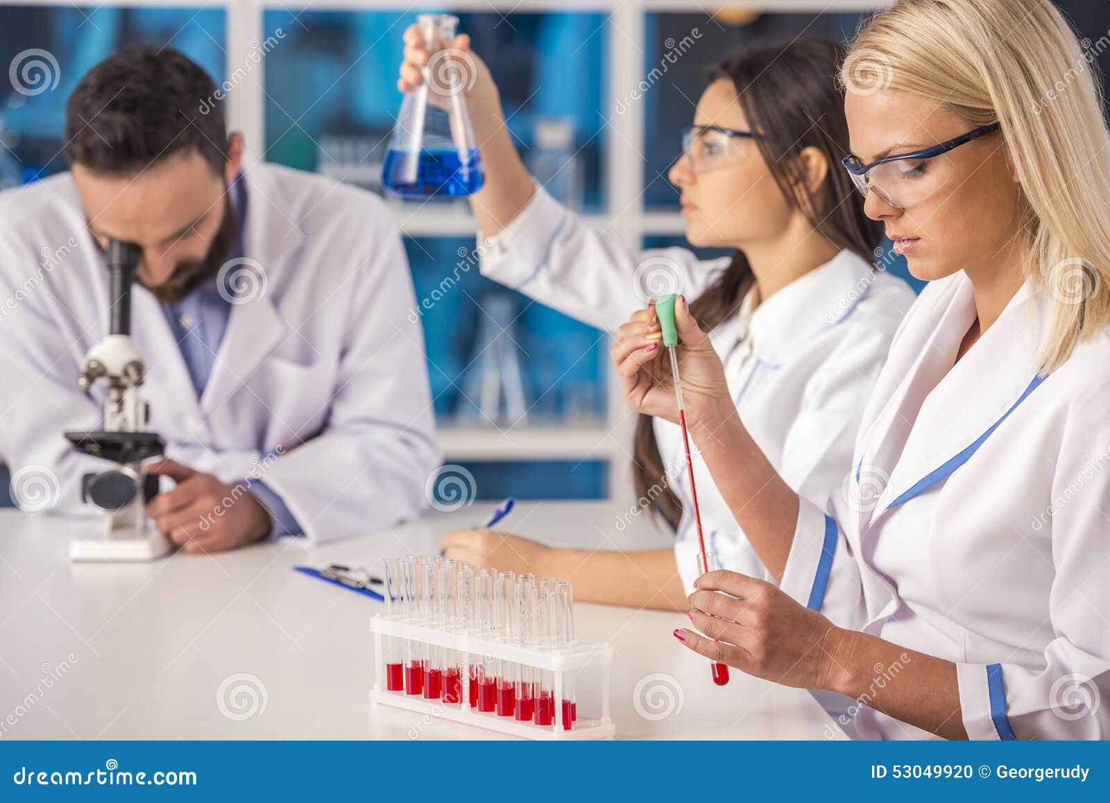Laboratory stock photo. Image of equipment, chemistry - 53049920