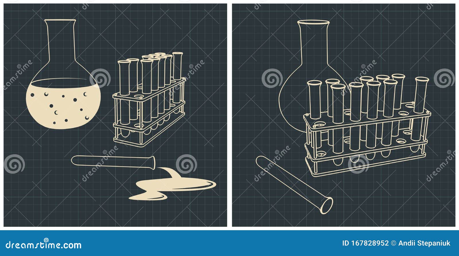 Chemistry Lab Tools. Laboratory Instruments For Experiment. Glass ...
