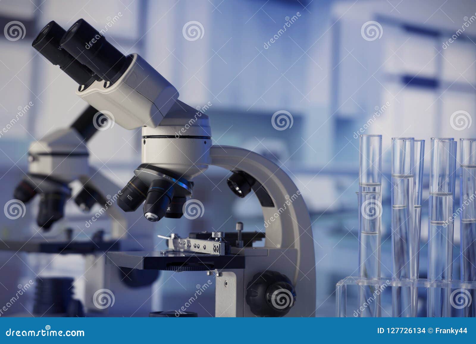 Laboratory Concept . Modern Scientific Laboratory Interior. Stock Photo ...