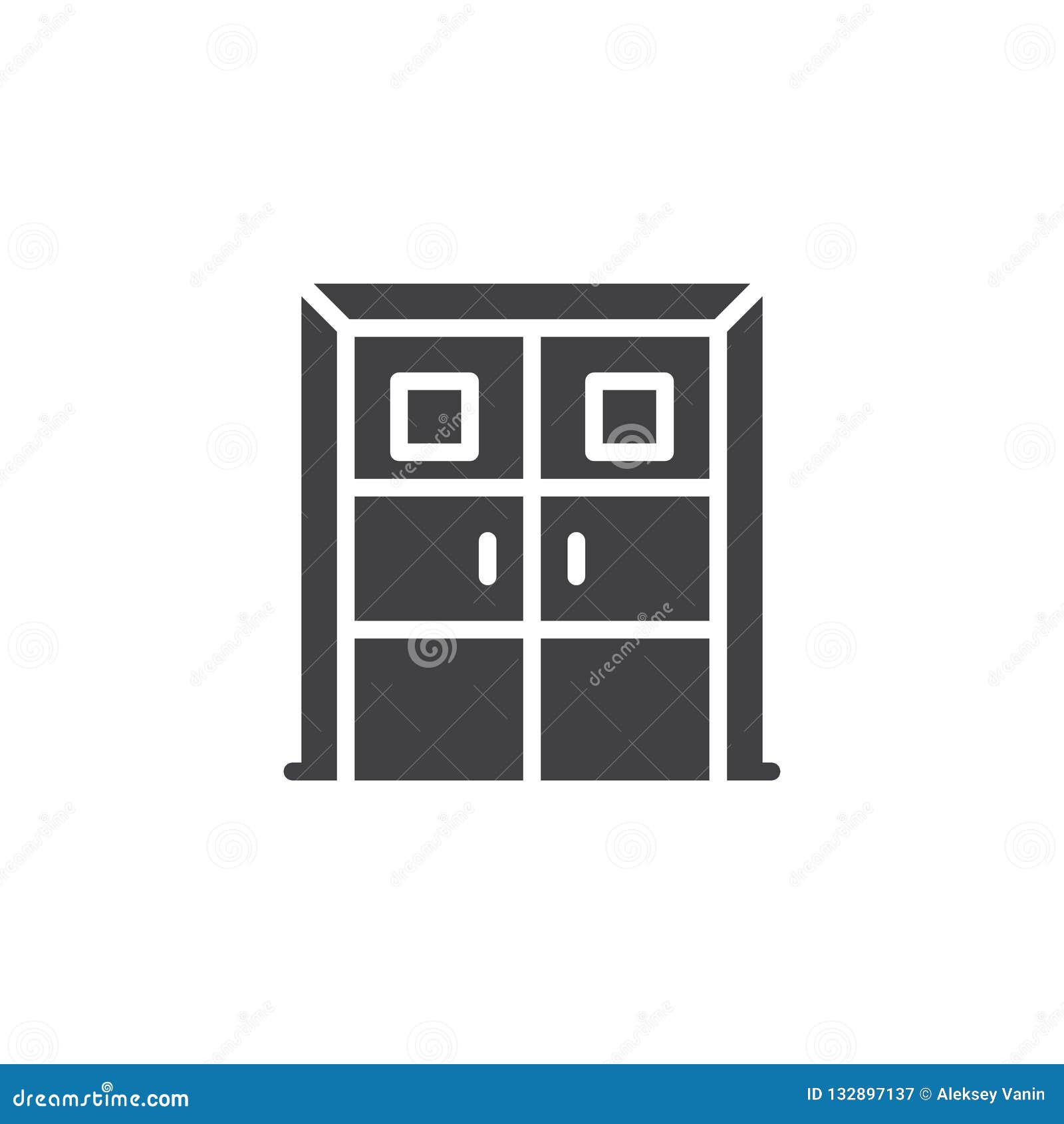Doors In Laboratory, Kitchen, Hospital Or School Vector Illustration ...