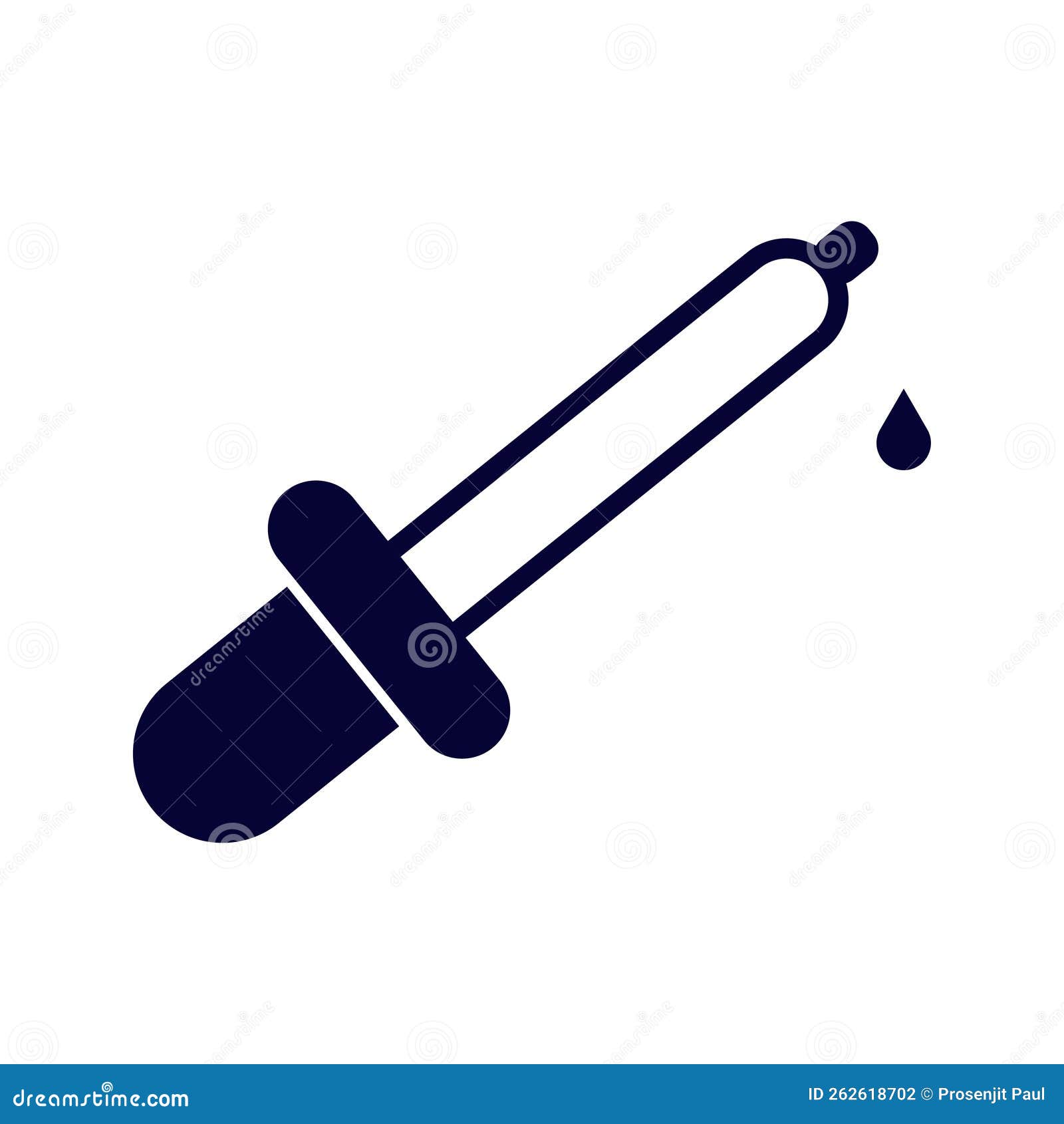 Laboratory dropper icon stock vector. Illustration of instrument ...