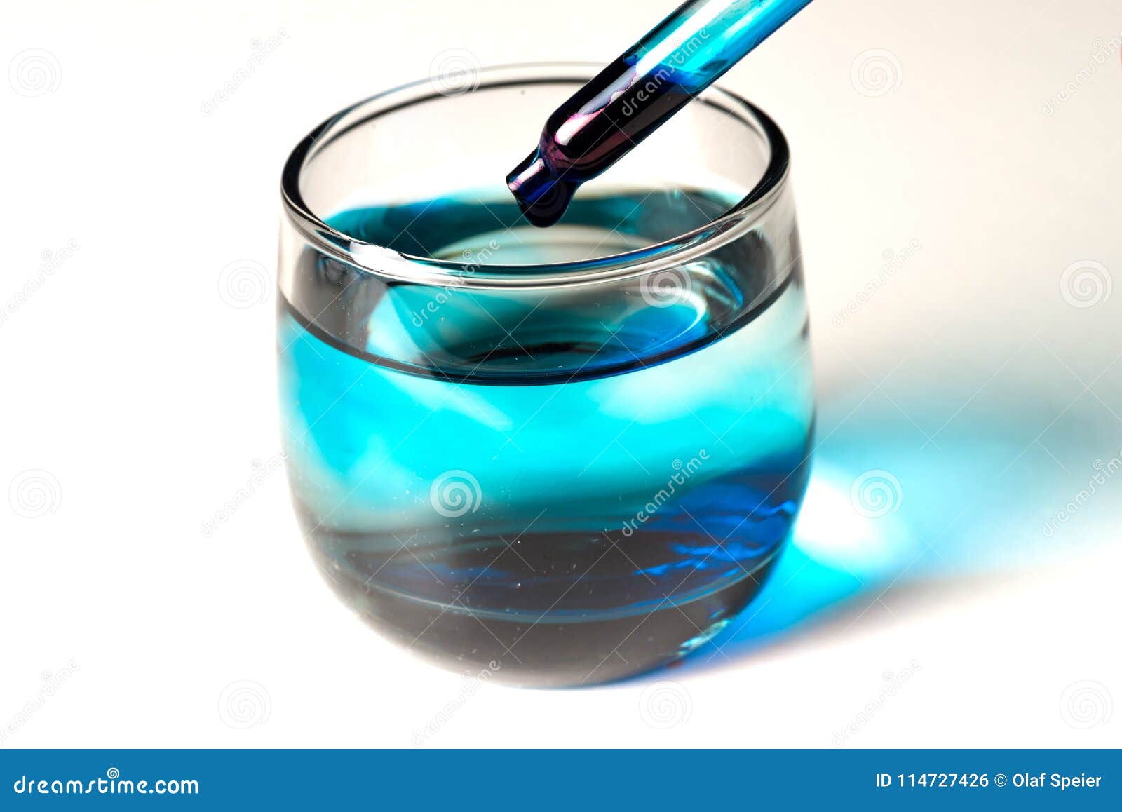 Laboratory dye test stock photo. Image of chemical, drop - 114727426