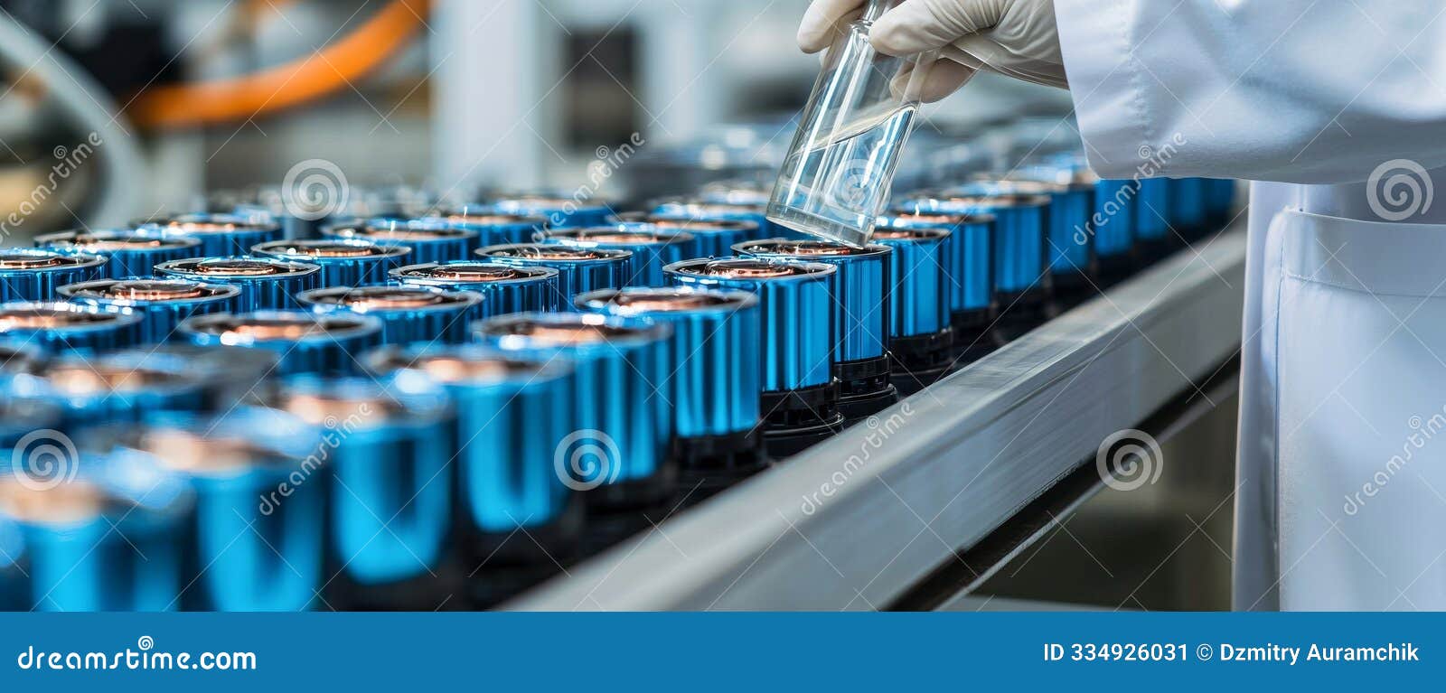 In a Laboratory Environment with Ample Copy Space for Text, Cylindrical ...