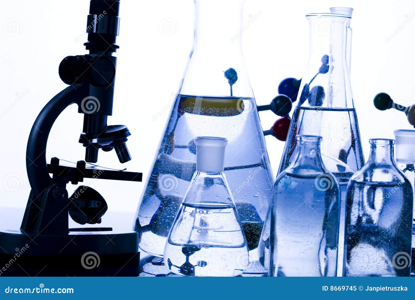 Laboratory equipment stock image. Image of measure, pharmacy - 8669745