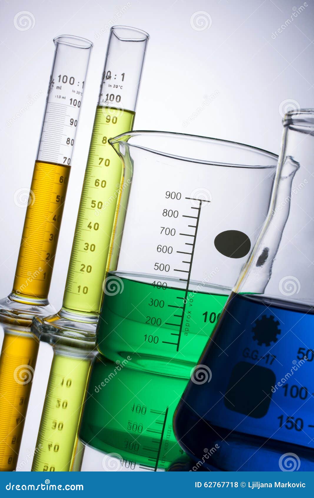 Laboratory Equipment Beakers Test Tubes Stock Photo - Image of ...