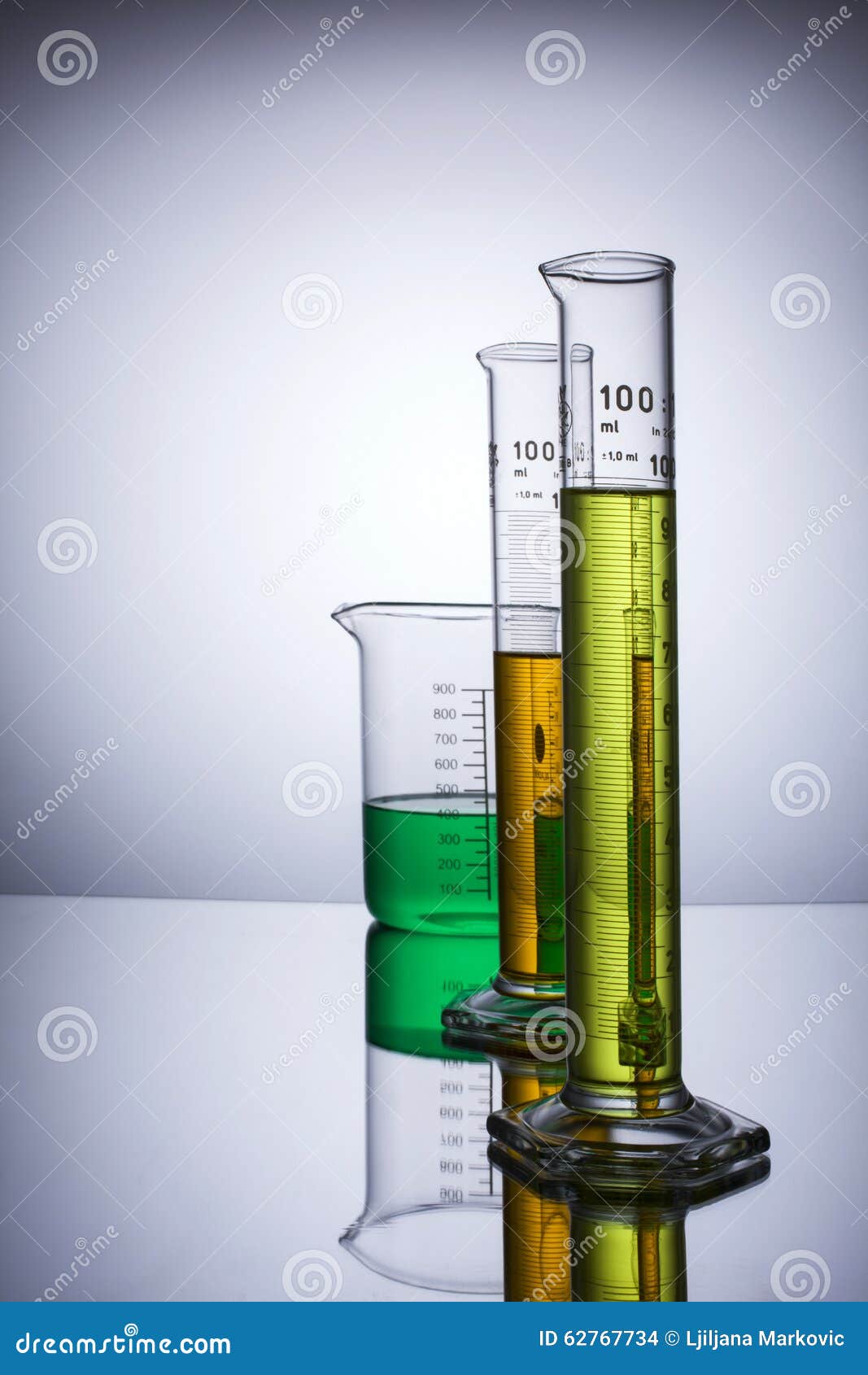 Laboratory Equipment Beakers Test Tubes Stock Photo - Image of size ...