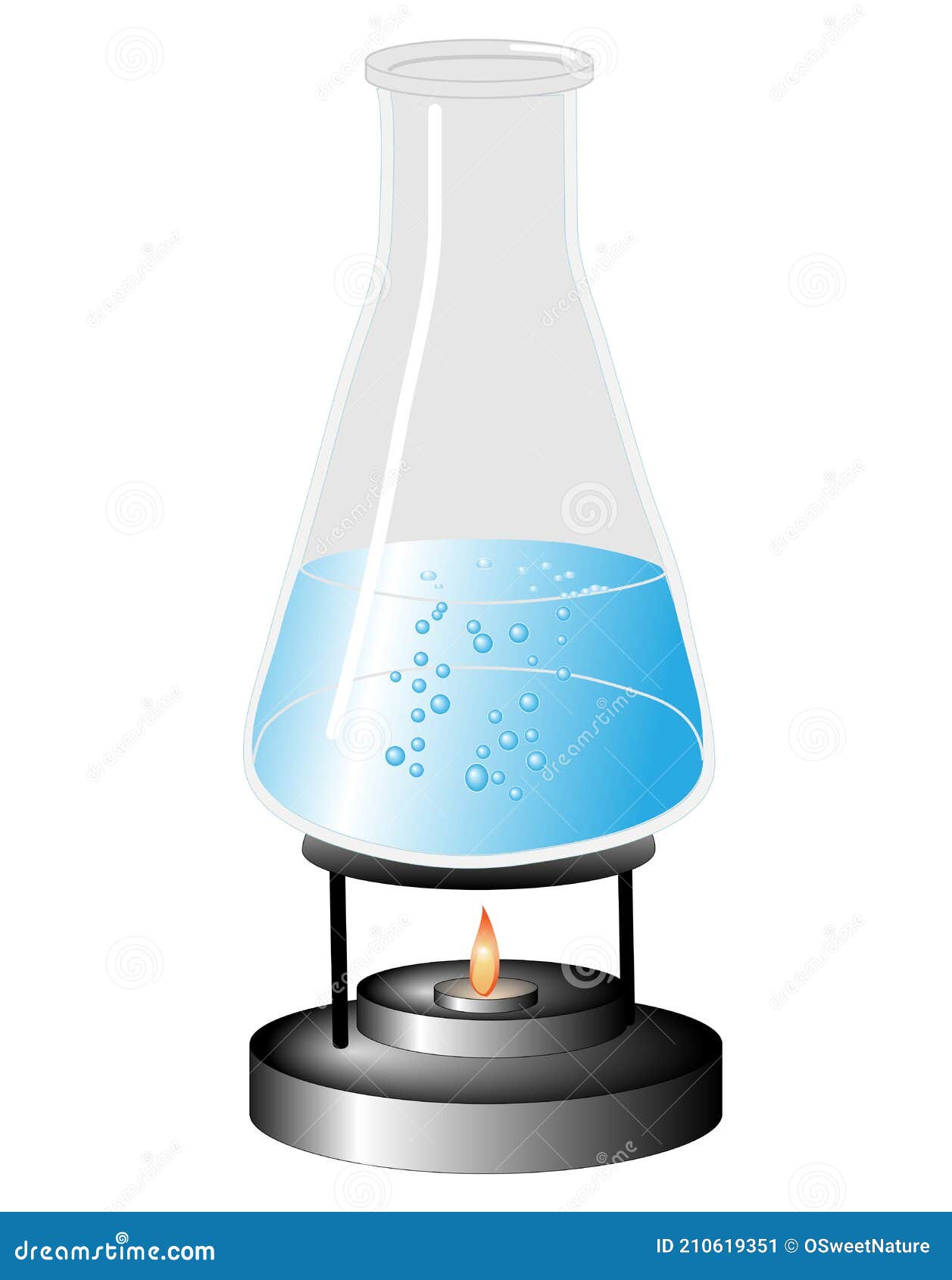 Beaker And Bunsen Burner
