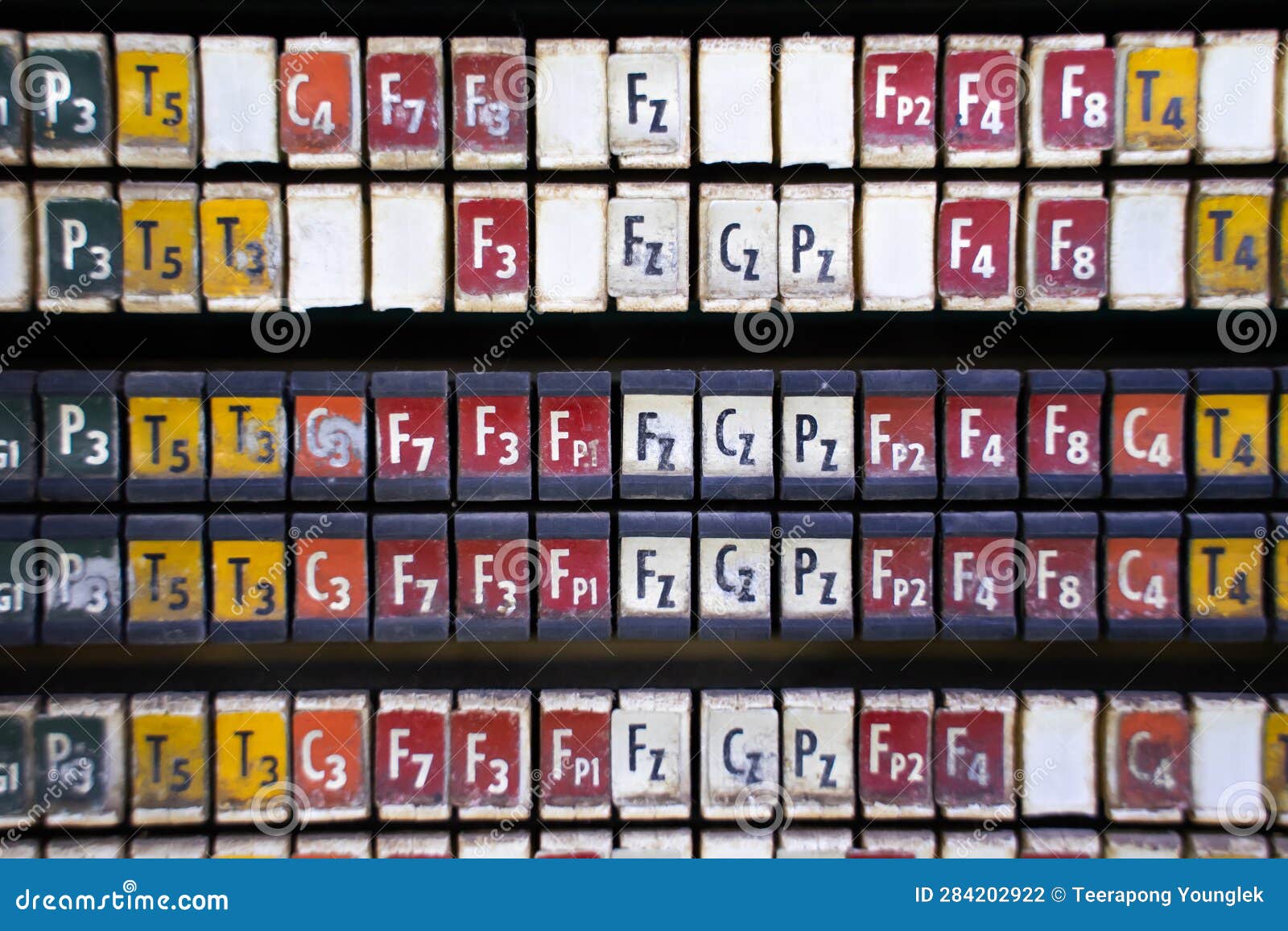 Laboratory Equipment Operating System Control Buttons Stock Photo ...