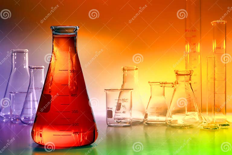Laboratory Equipment in Science Research Lab Stock Image - Image of ...