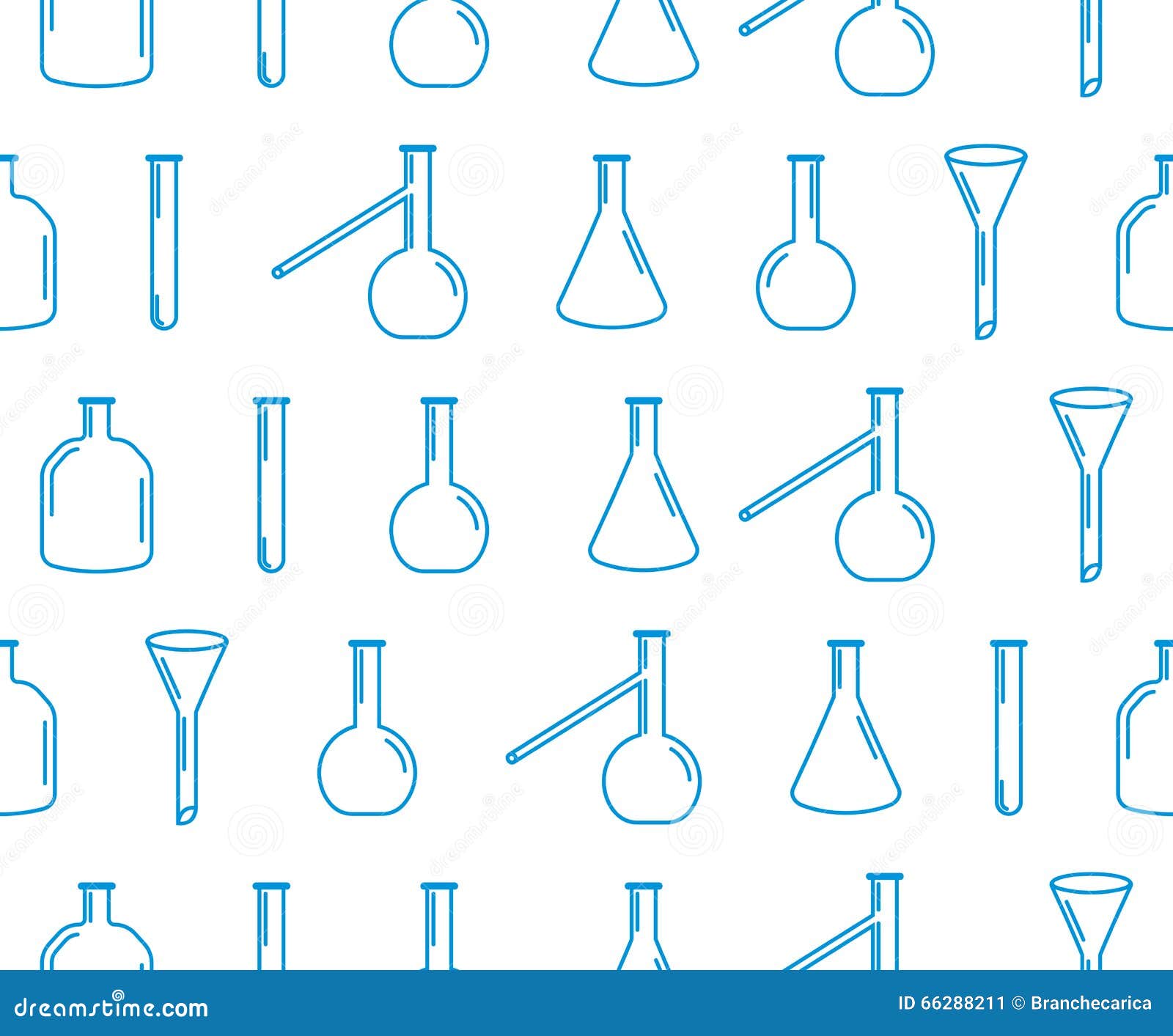 Laboratory Equipment Seamless Vector Pattern Stock Vector ...