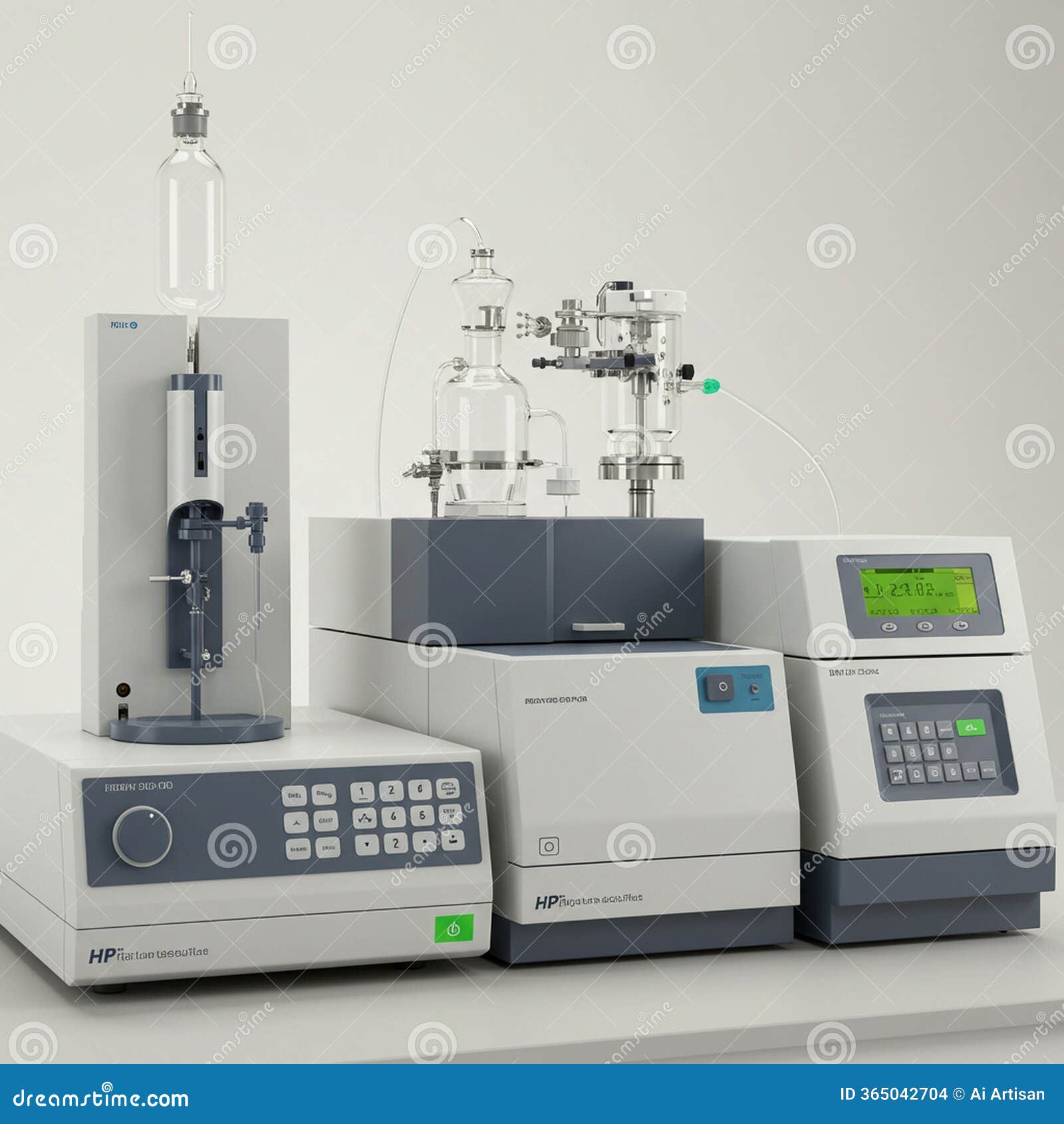 Gas Chromatography (GC) Set Up Instruments Stock Image | CartoonDealer ...
