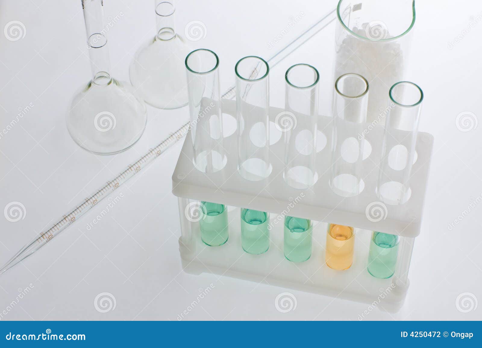 Laboratory experiment stock photo. Image of beaker, biochemistry - 4250472