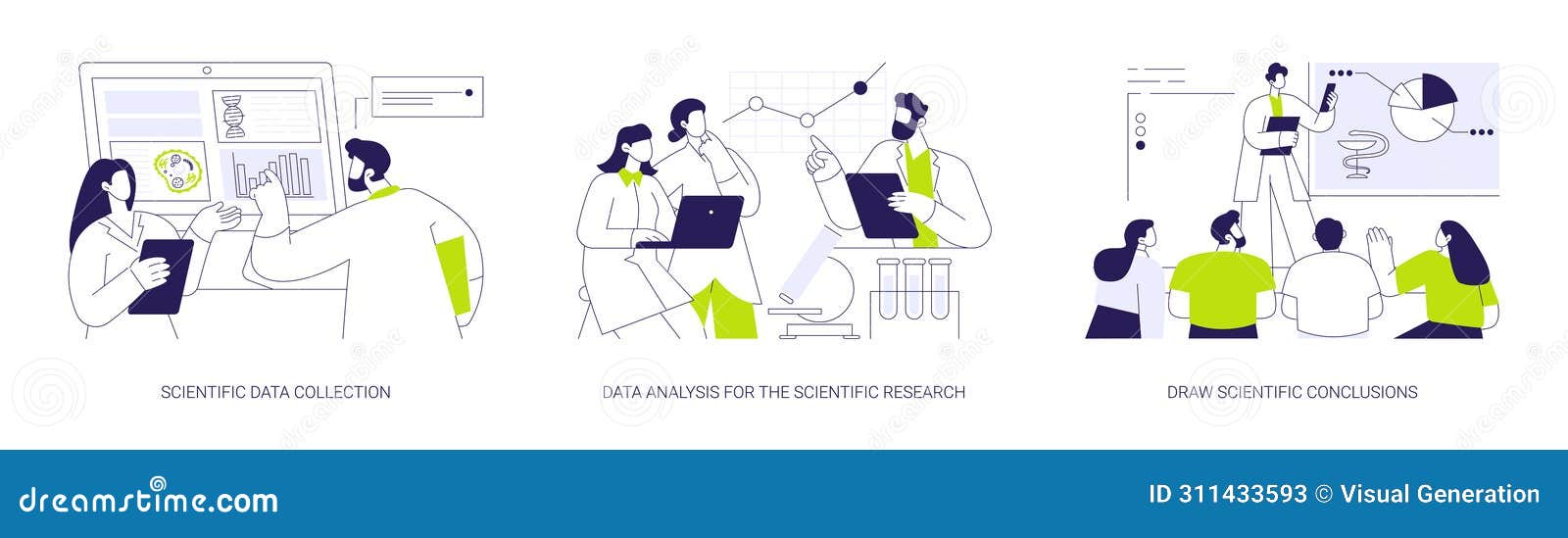 Laboratory Experiment Abstract Concept Vector Illustrations. Stock ...