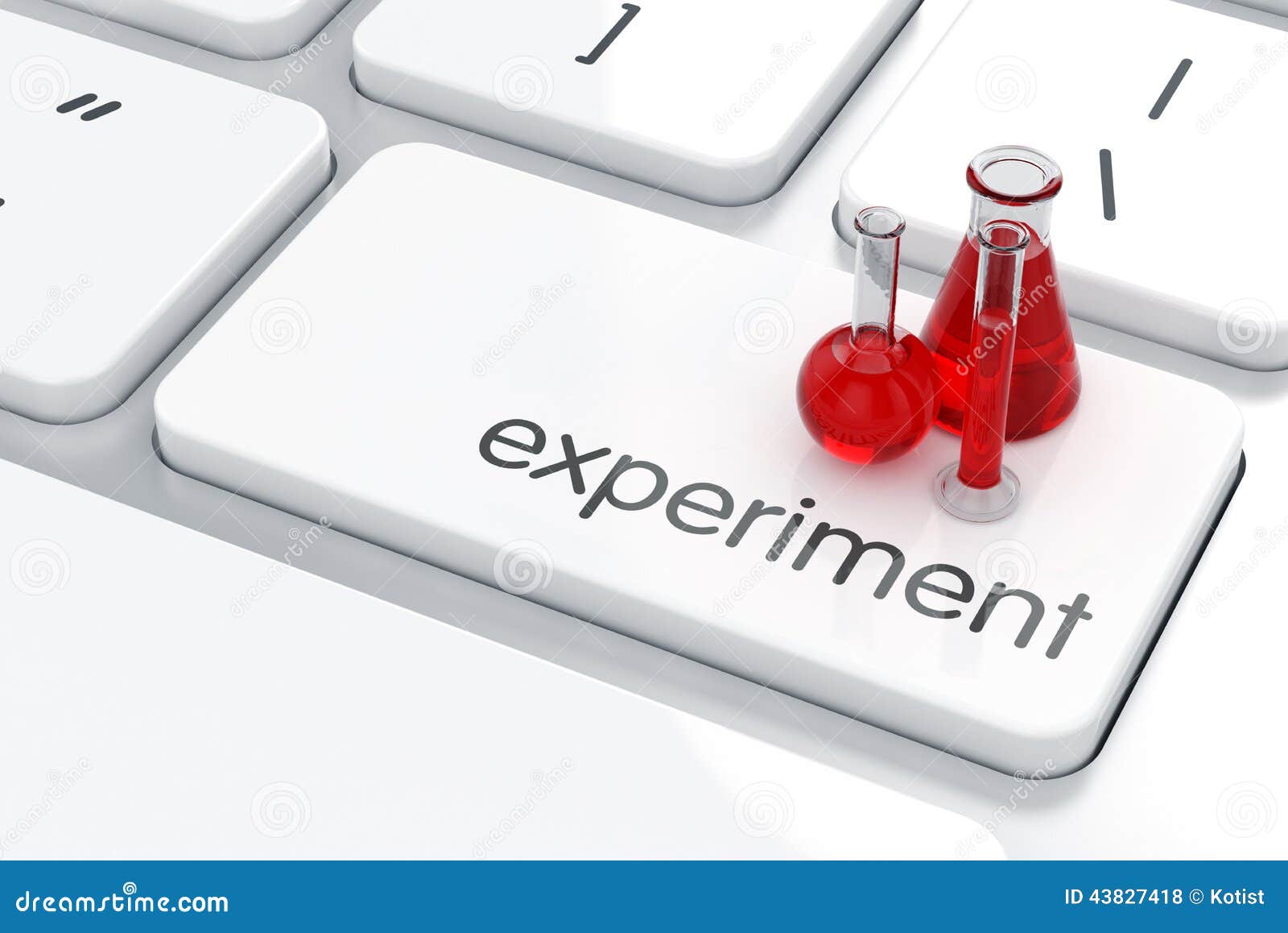 Laboratory Experiment Concept Stock Illustration - Illustration of ...