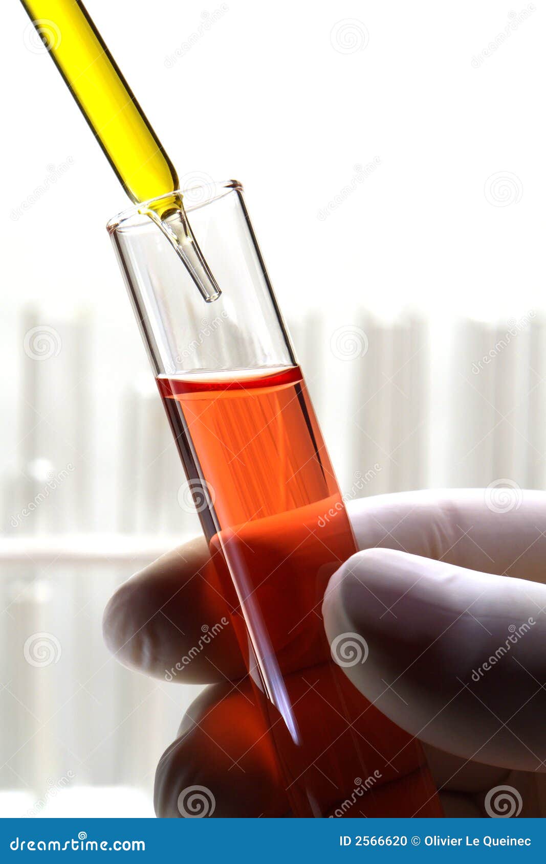 Laboratory Experiment in Science Research Lab Stock Photo - Image of ...