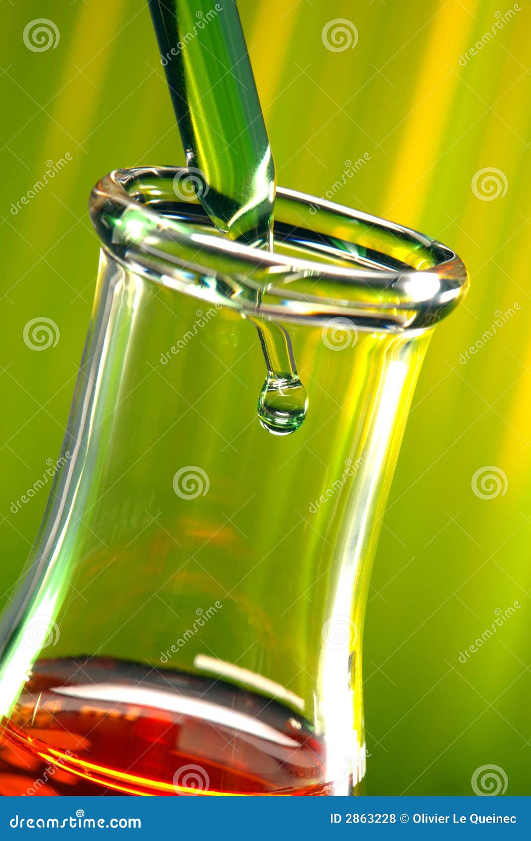 Laboratory Experiment in Science Research Lab Stock Photo - Image of ...