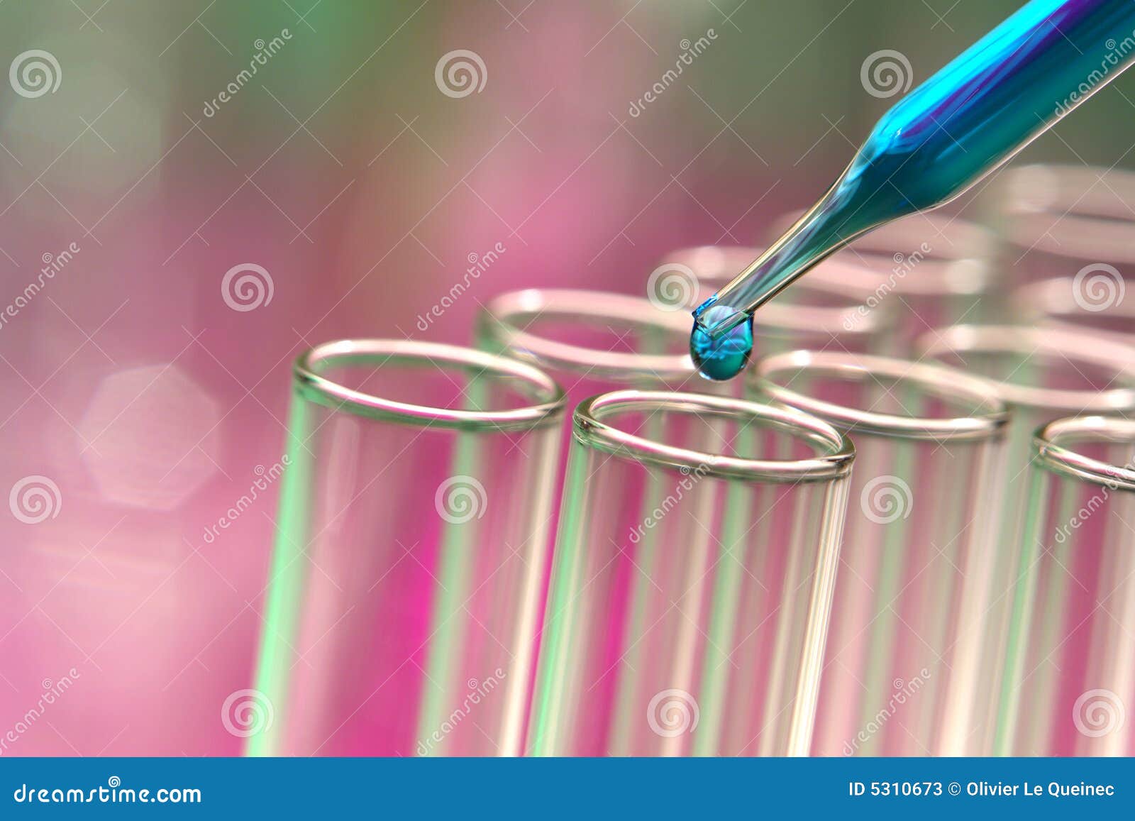 Laboratory Experiment in Science Research Lab Stock Image - Image of ...