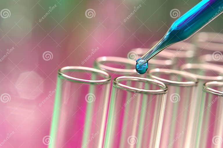 Laboratory Experiment in Science Research Lab Stock Image - Image of ...