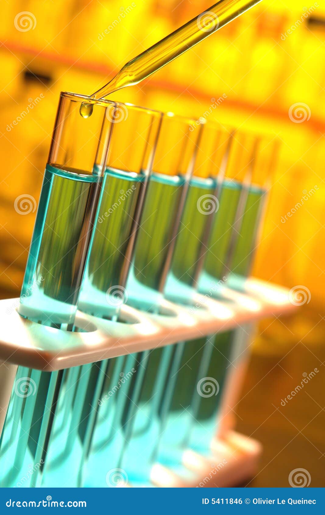 Laboratory Experiment in Science Research Lab Stock Photo - Image of ...