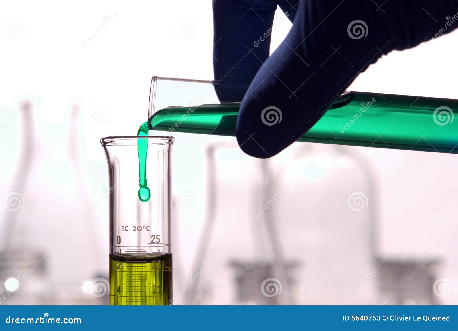 Laboratory Experiment in Science Research Lab Stock Image - Image of ...