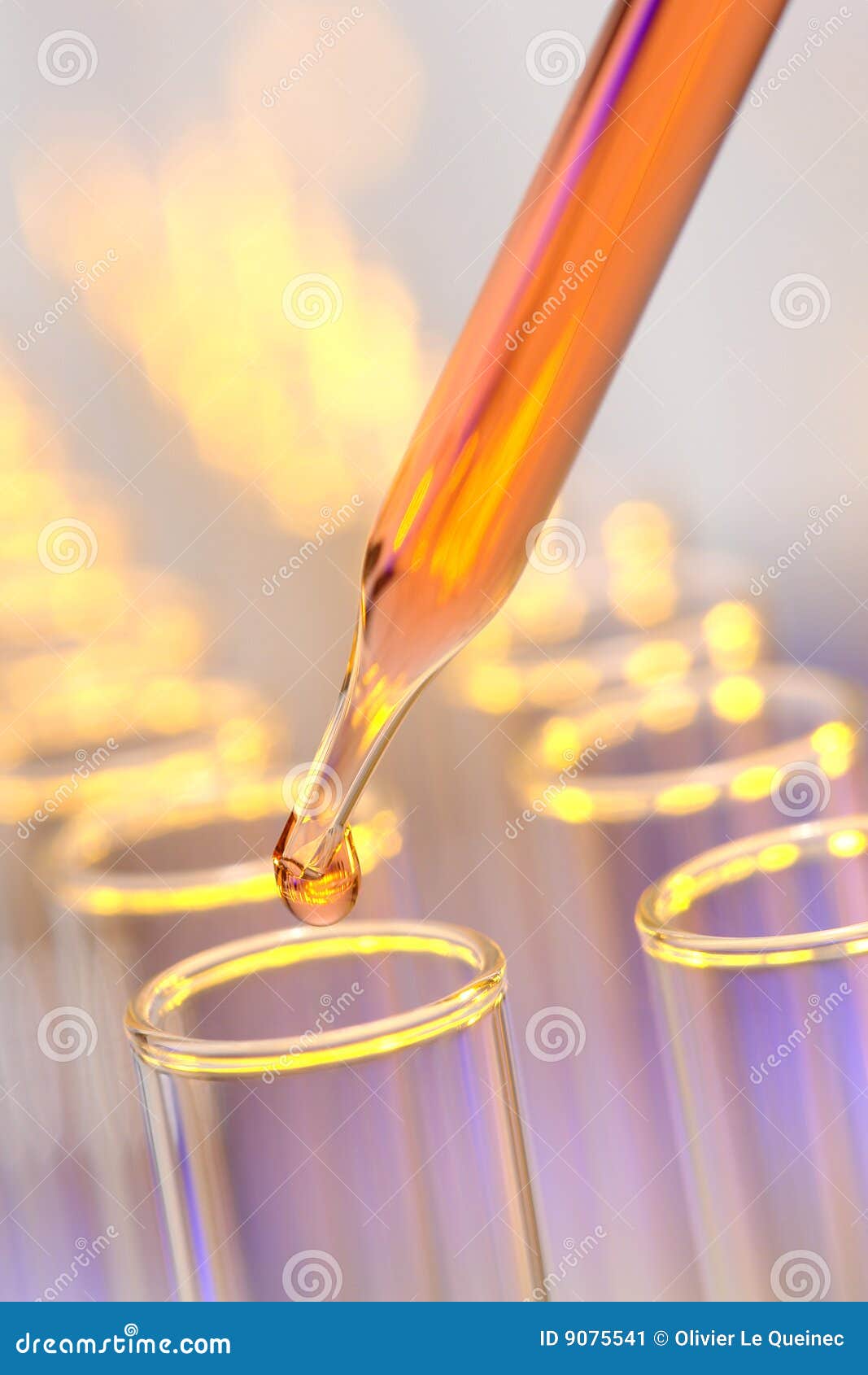 Laboratory Experiment in Science Research Lab Stock Image - Image of ...