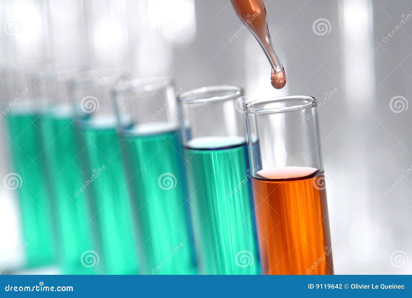 Laboratory Experiment in Science Research Lab Stock Photo - Image of ...